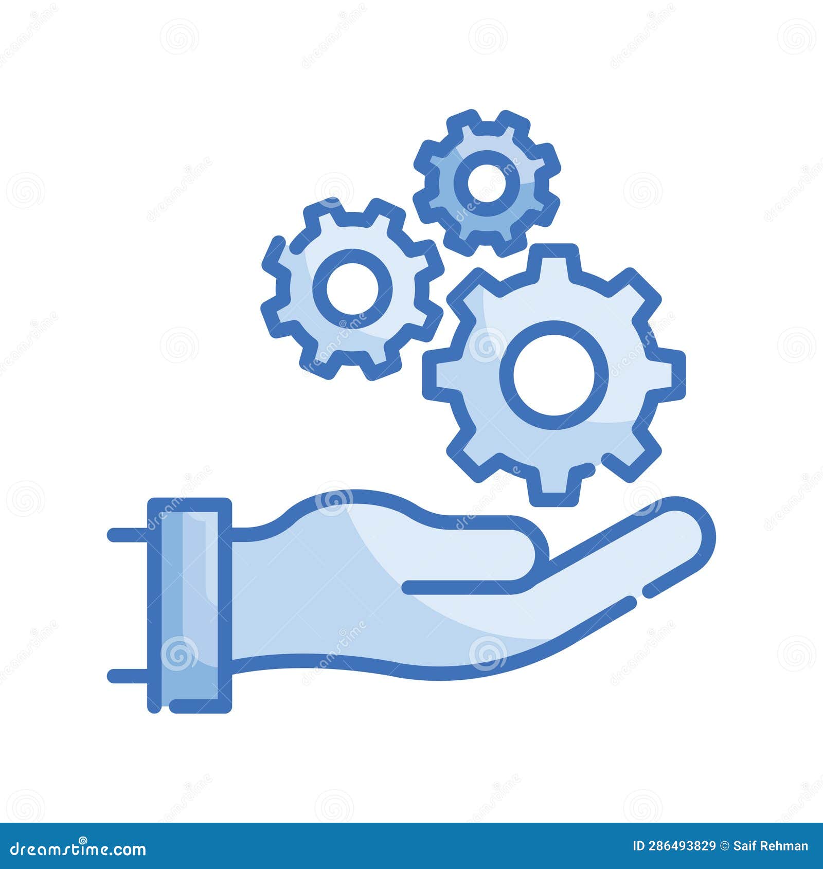 Critical Success Vector Blue Series Icon Style Illustration. EPS 10 ...