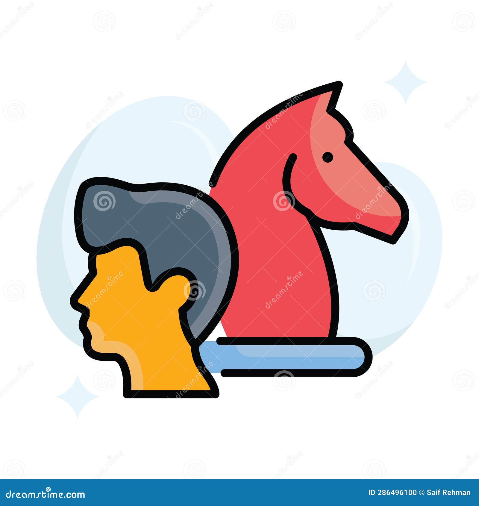 Strategic Decisions Vector Filled Outline Icon Style Illustration. EPS ...