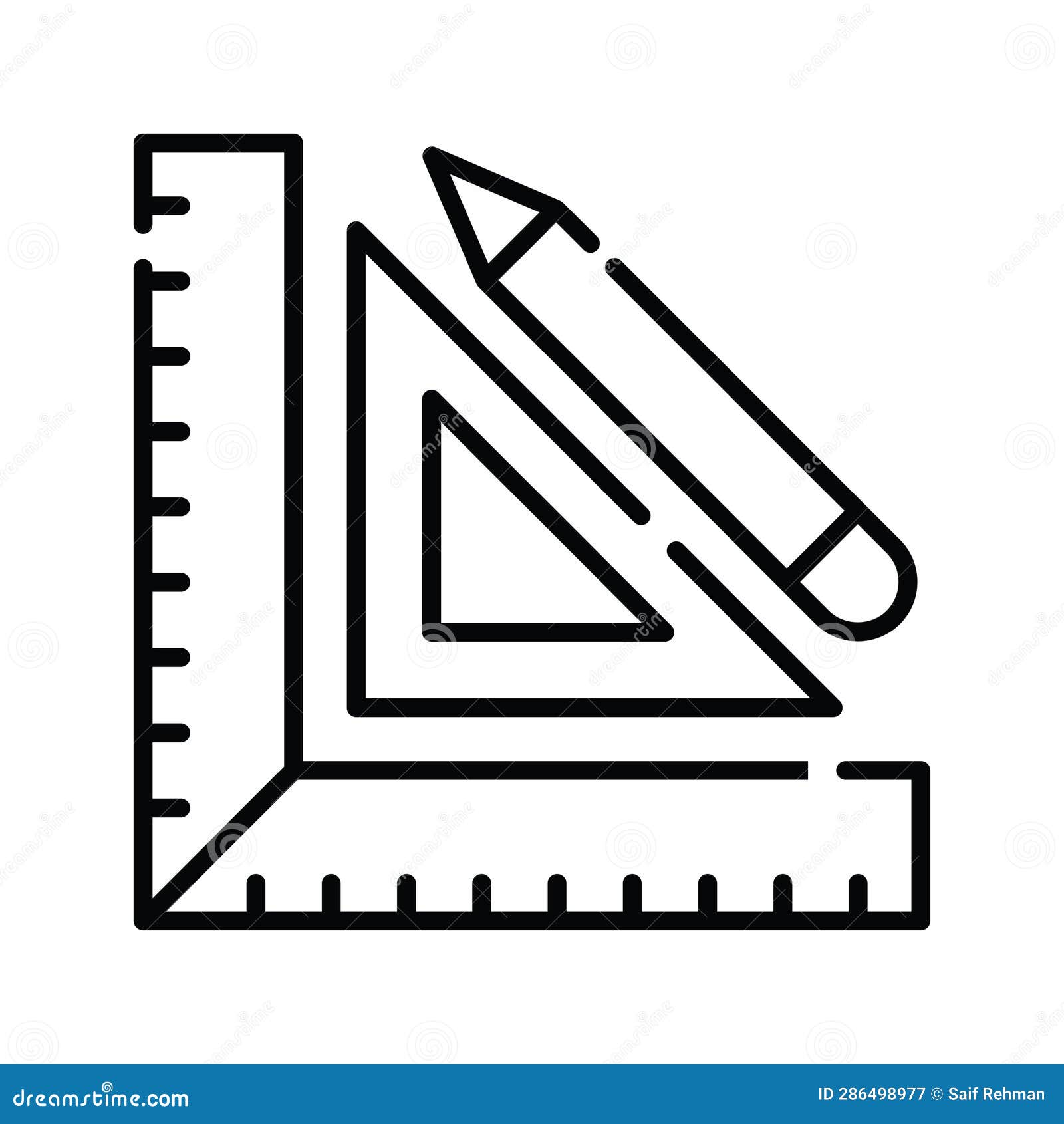 Measure Vector Outline Icon Style Illustration. EPS 10 File Stock ...