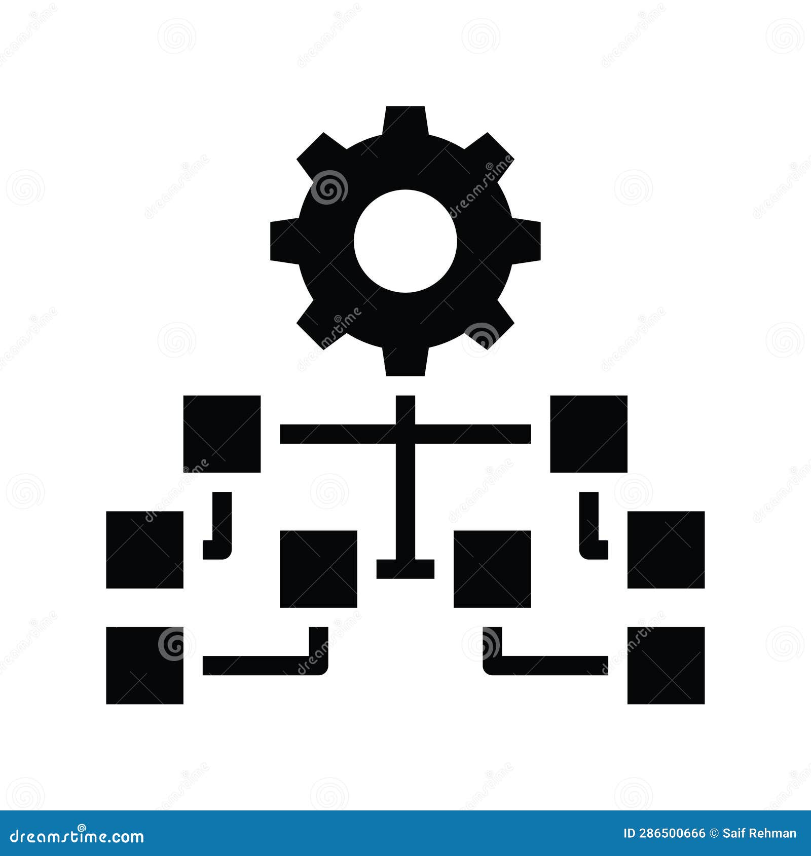 Cascading Indicator Vector Solid Icon Style Illustration. EPS 10 File ...