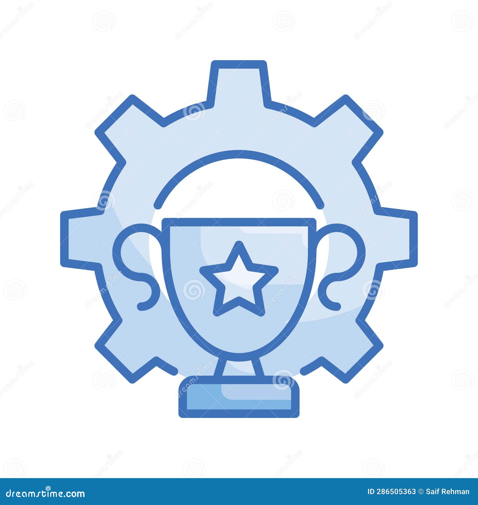 Success Vector Blue Series Icon Style Illustration. EPS 10 File Stock ...