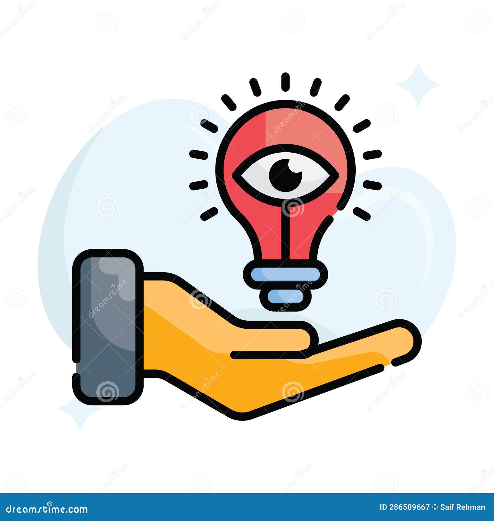 Visionary Vector Filled Outline Icon Style Illustration. EPS 10 File ...