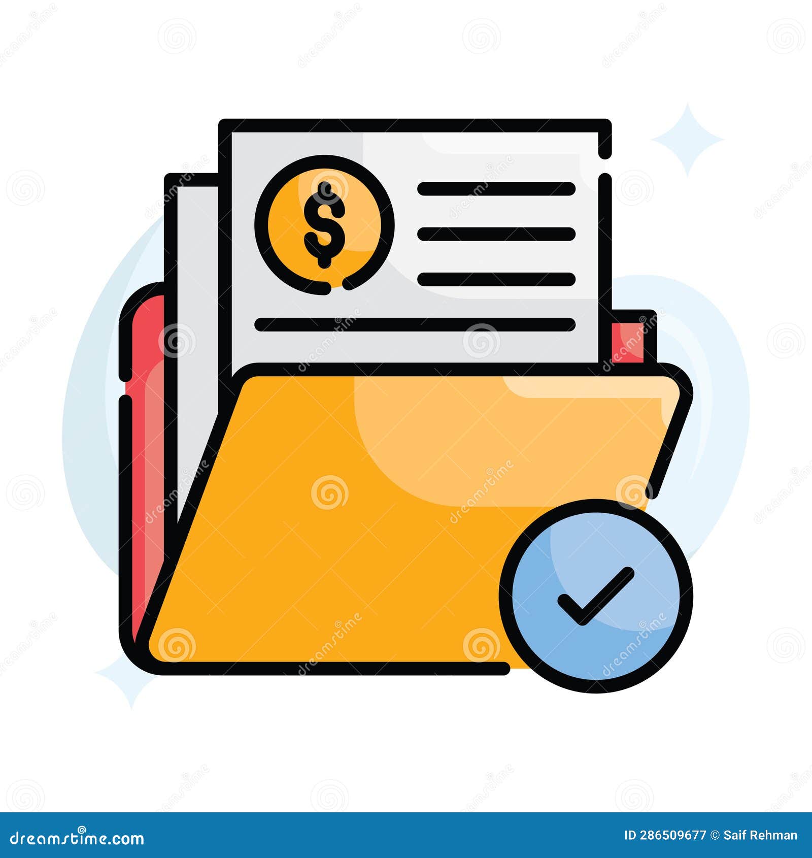 Document Vector Filled Outline Icon Style Illustration. EPS 10 File ...