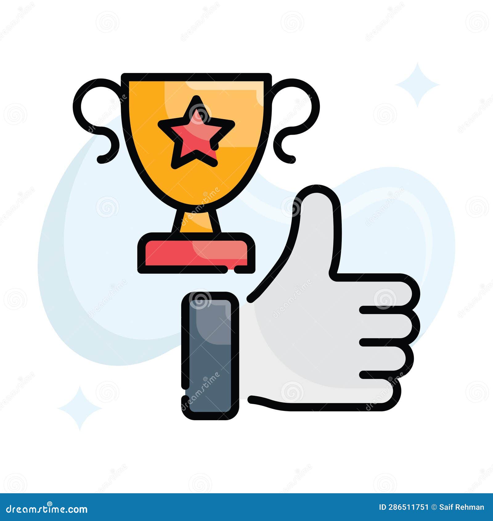 Achievements Vector Filled Outline Icon Style Illustration. EPS 10 File ...