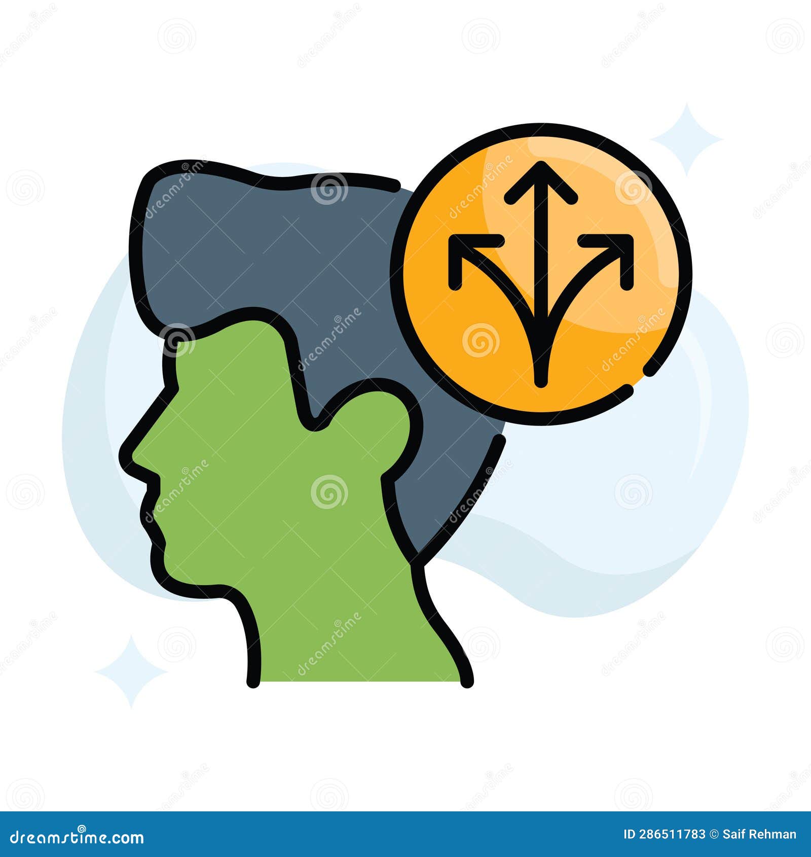 Decision Vector Filled Outline Icon Style Illustration. EPS 10 File ...