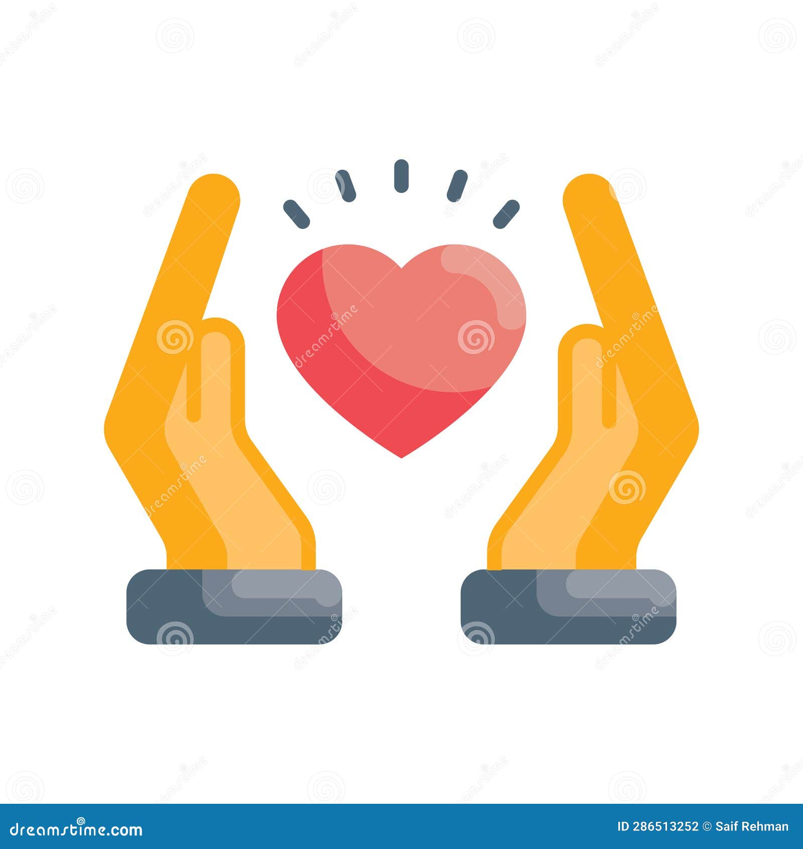 Care Vector Flat Icon Style Illustration. EPS 10 File Stock Vector ...