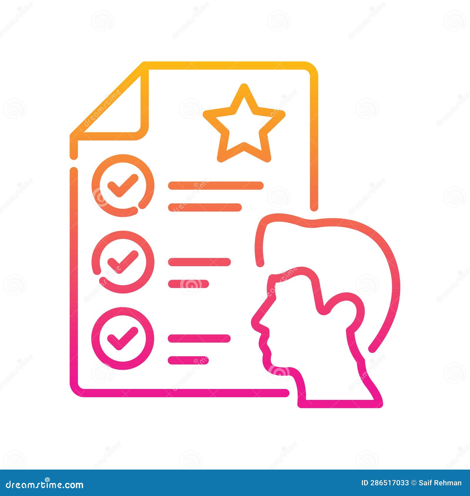 Professional Skills Vector Gradient Icon Style Illustration. EPS 10 ...