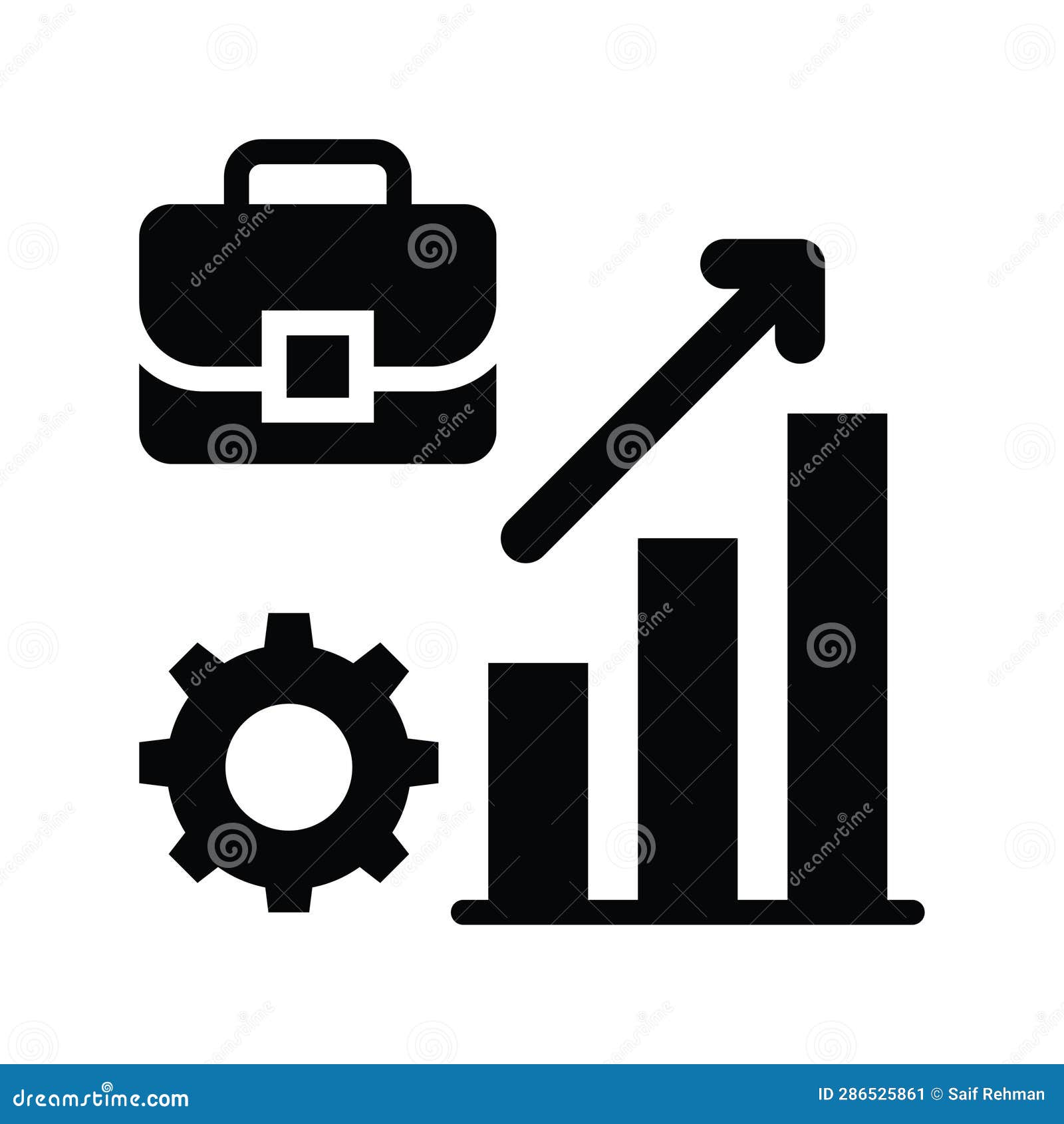 Career Vector Solid Icon Style Illustration. EPS 10 File Stock Vector ...