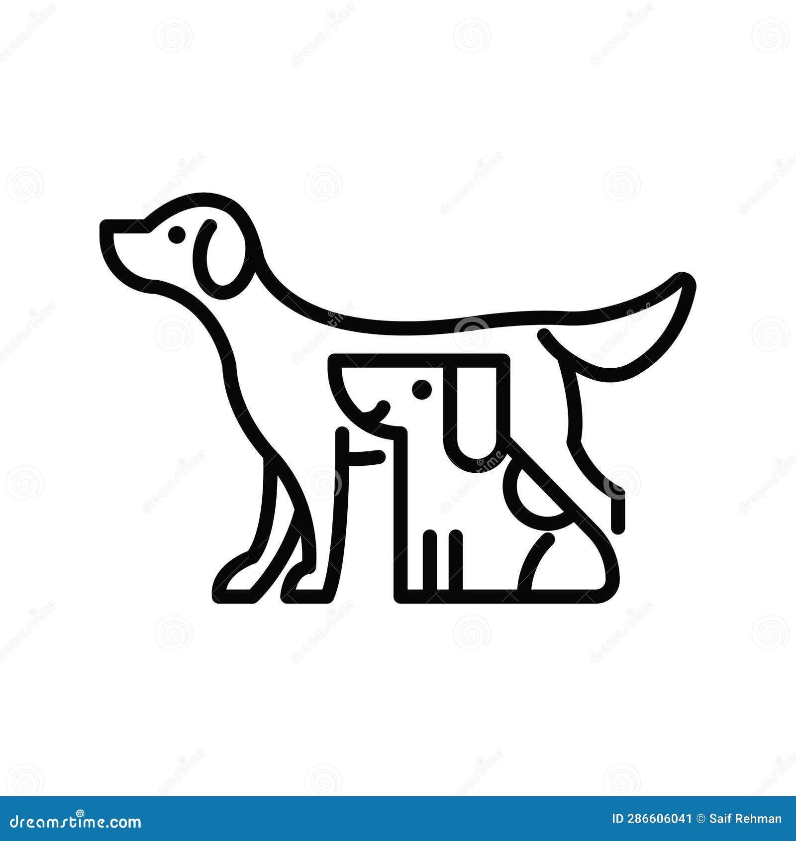 Pets Vector Outline Icon Design Illustration. Veterinary Symbol on ...
