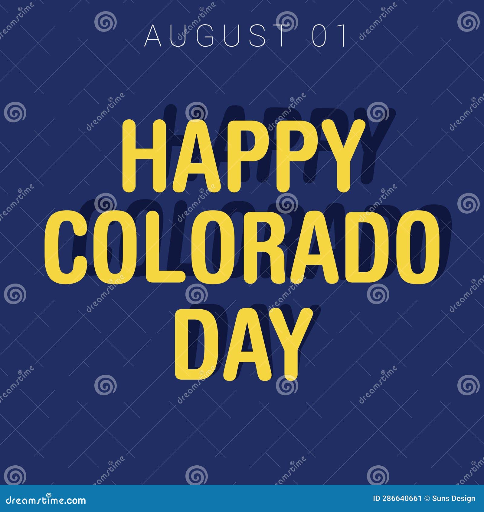 Happy Colorado Day. stock illustration. Illustration of adventure ...