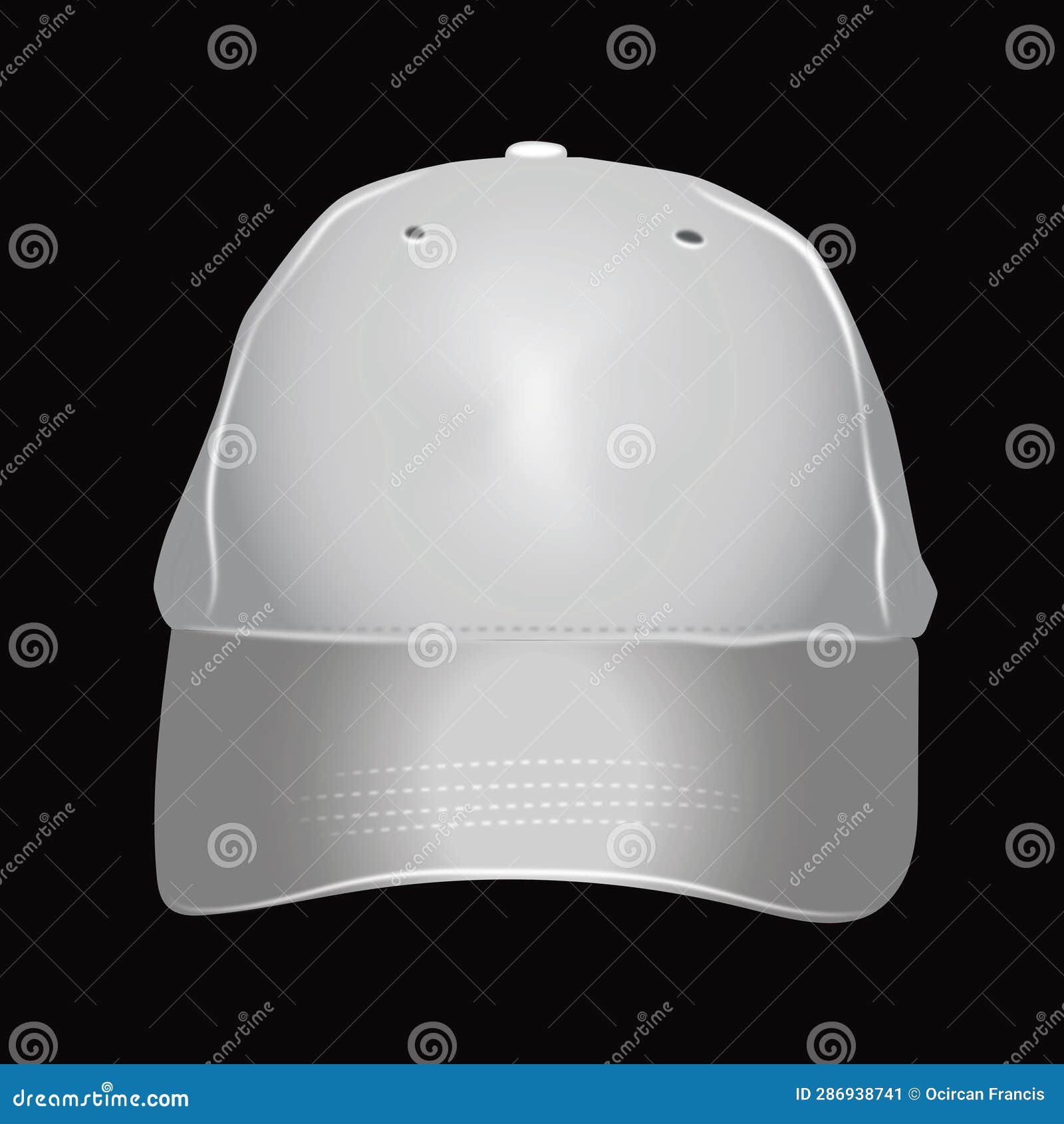 Vector Cap Mockup, Hat, Branding Area, Stylish Design, Logo Showcase ...