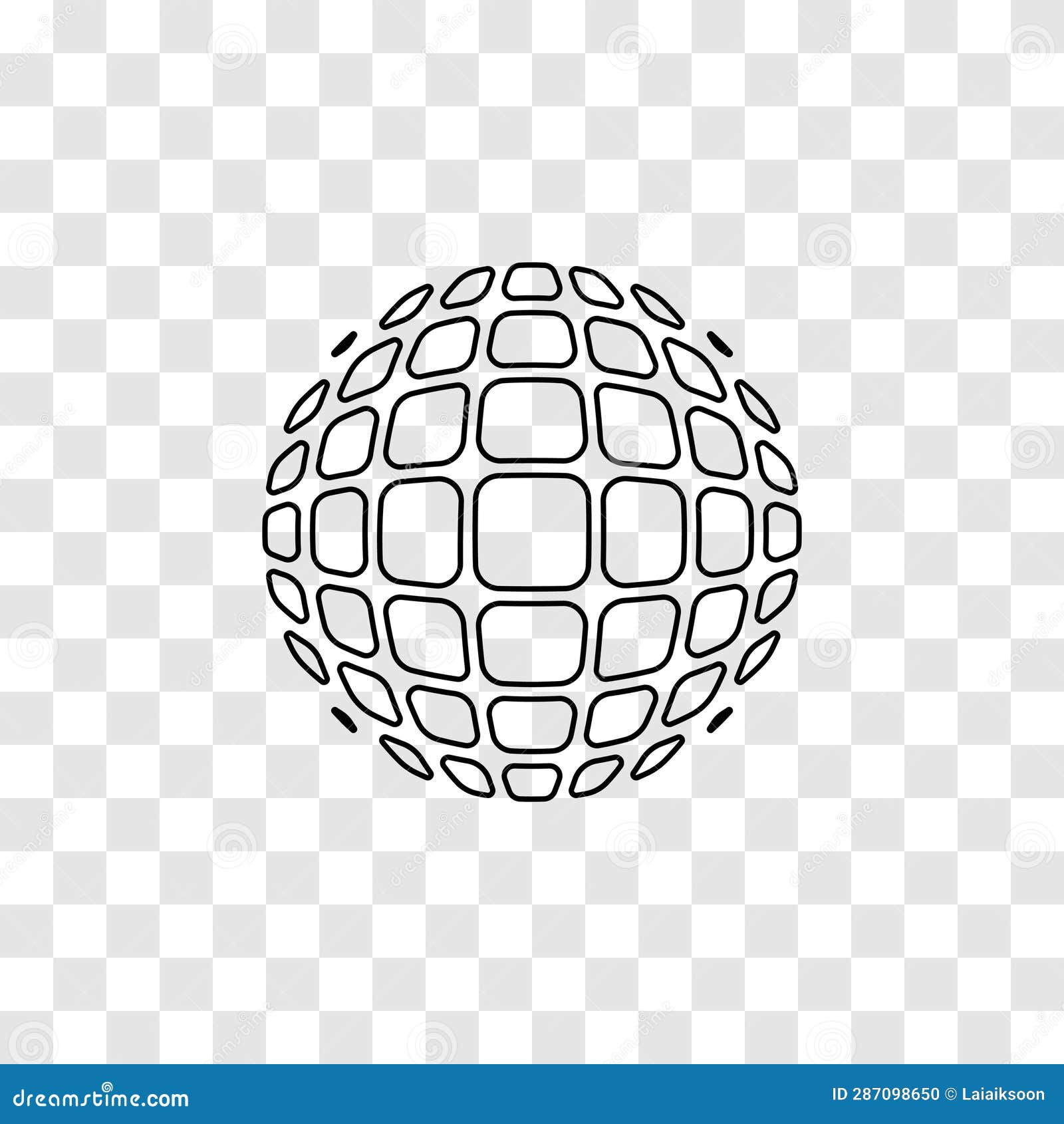 Abstract globe design icon stock vector. Illustration of circle - 287098650