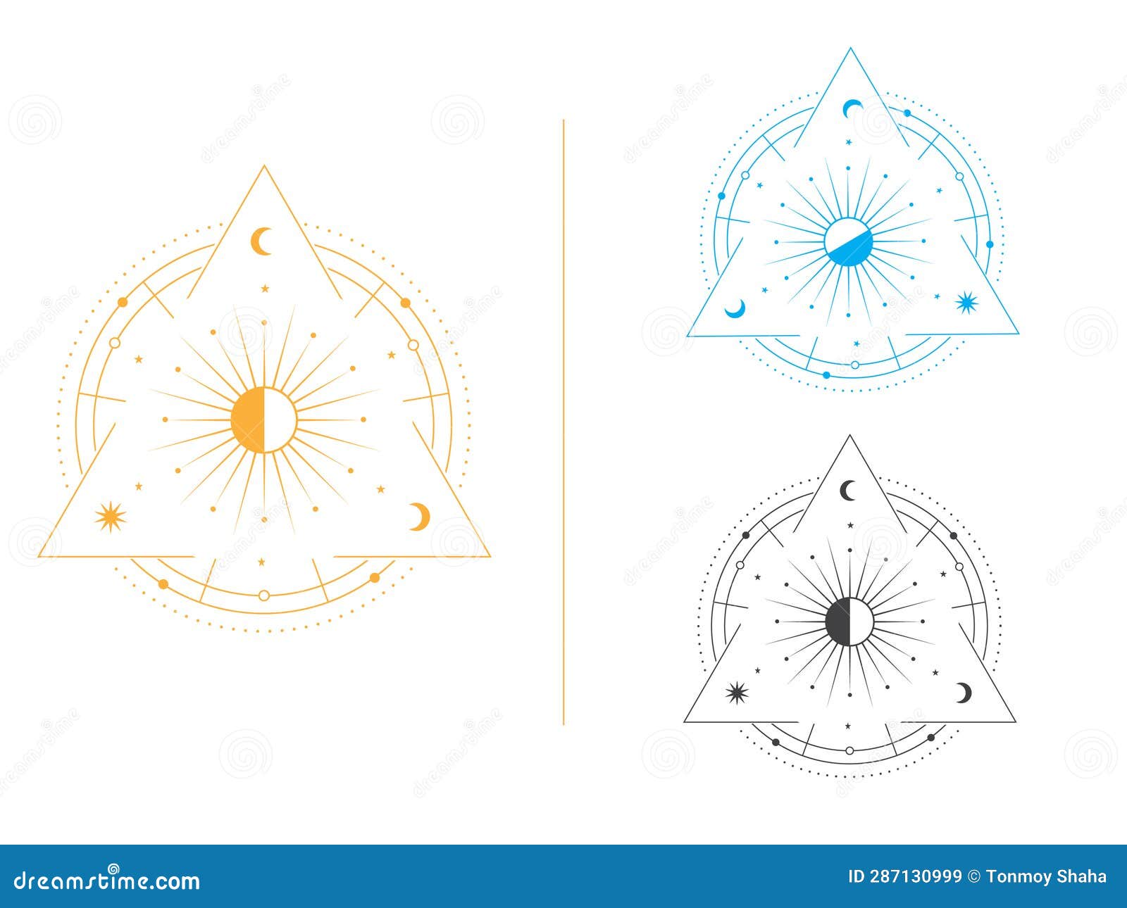 Astrology Logo Design. Astrology Signs. Astrology Images Stock Vector ...