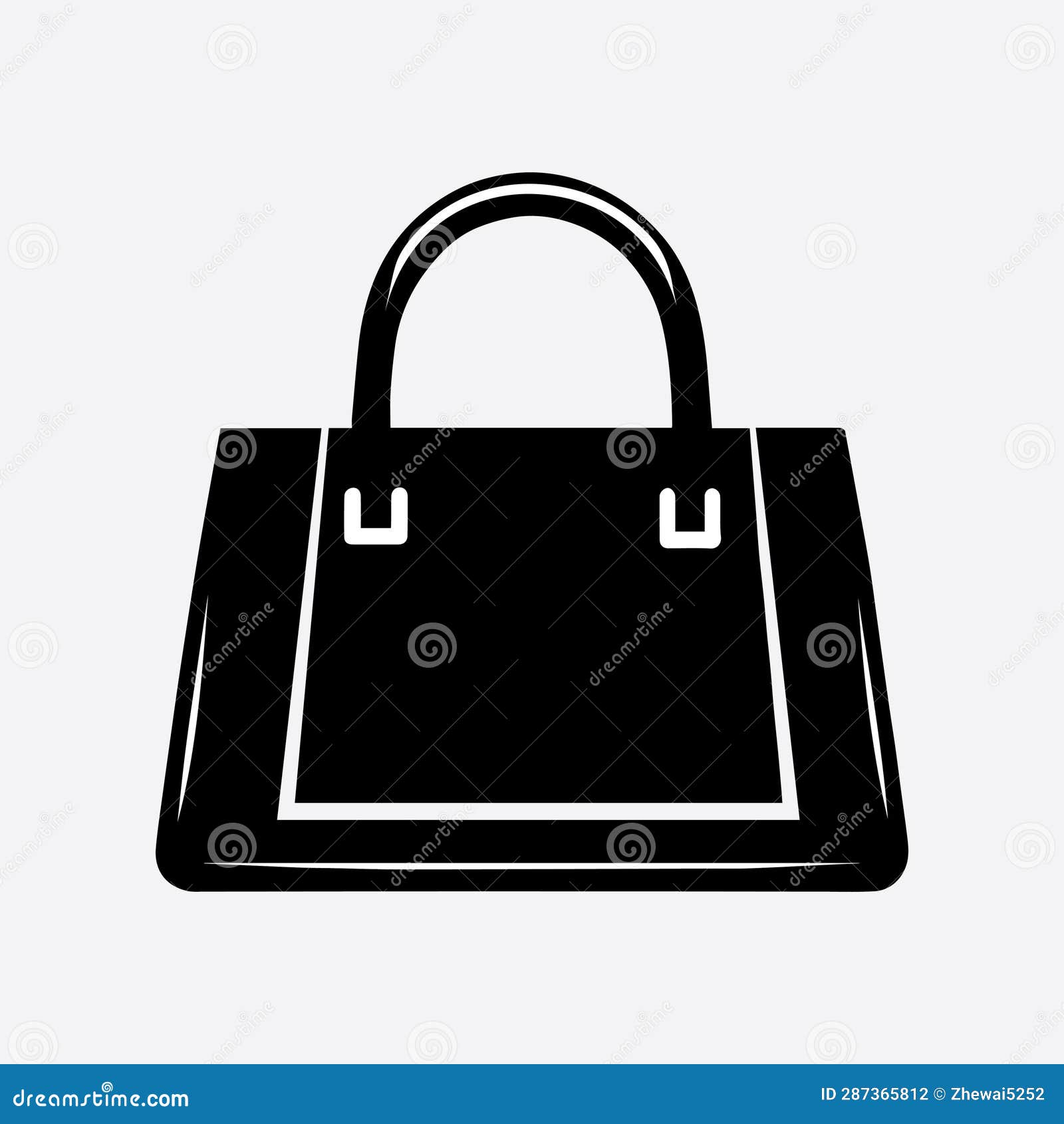 Bag Symbol Vector Logo Editable and Changeable Color Handbag Stock ...