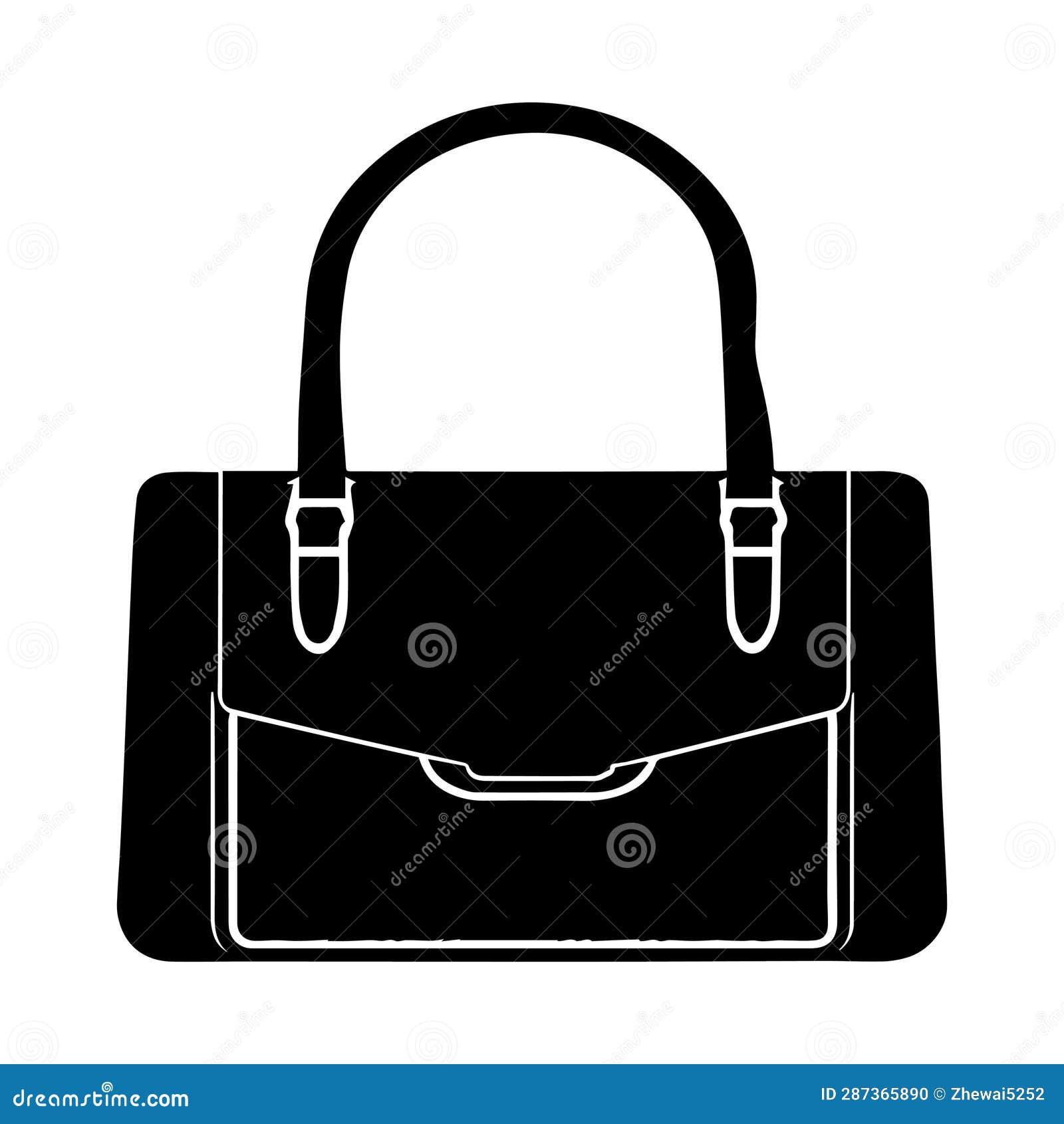Bag Symbol Vector Logo Editable and Changeable Color Handbag Stock ...