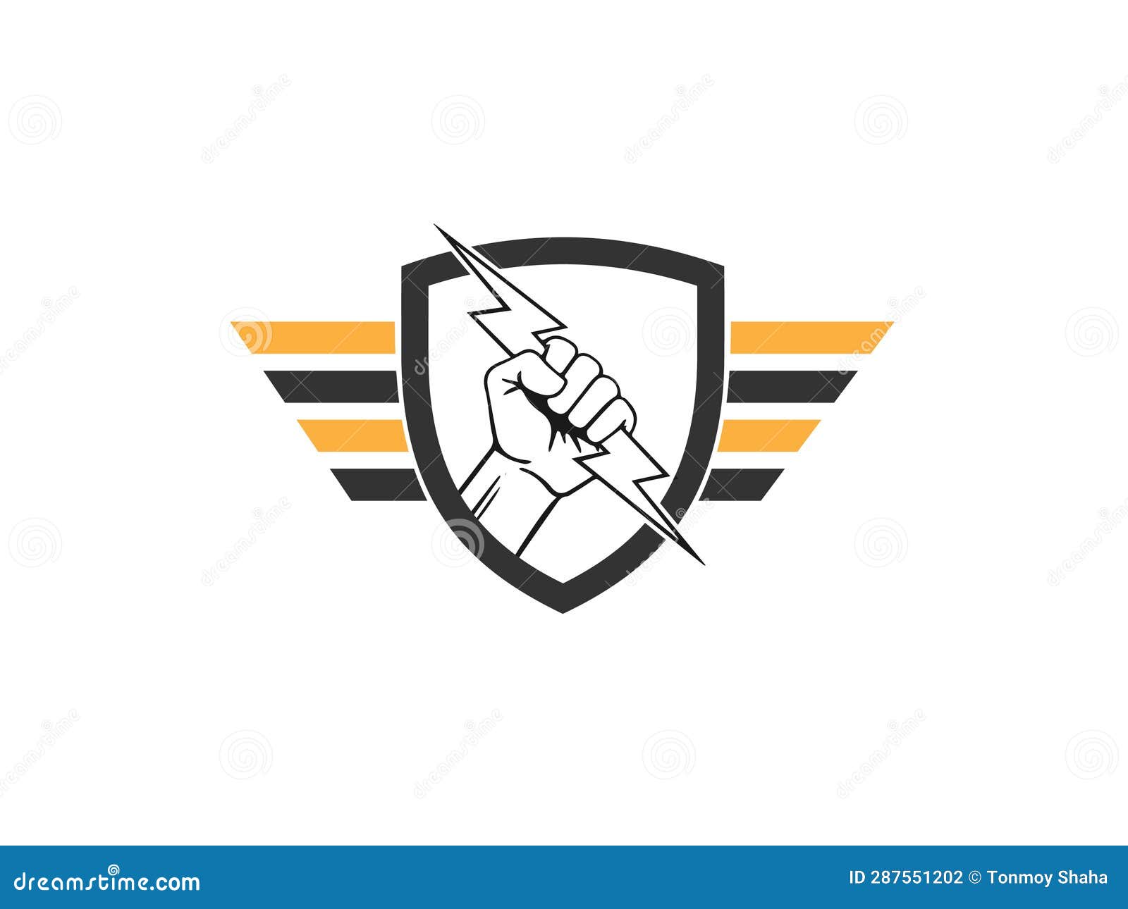 Fist Male Hand Vector. Fist Hand Power Logo. Creative Hand Power Vector ...