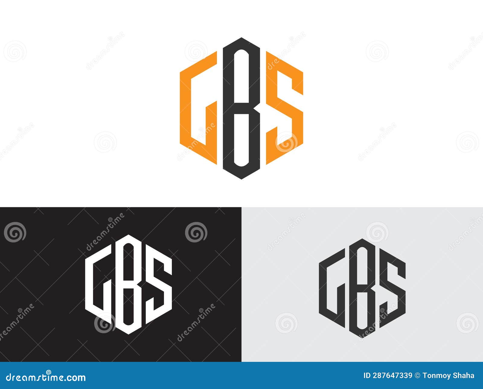 Gbs Letter Logo Design. Lettering Logo Design. Alphabet Design. Premium ...