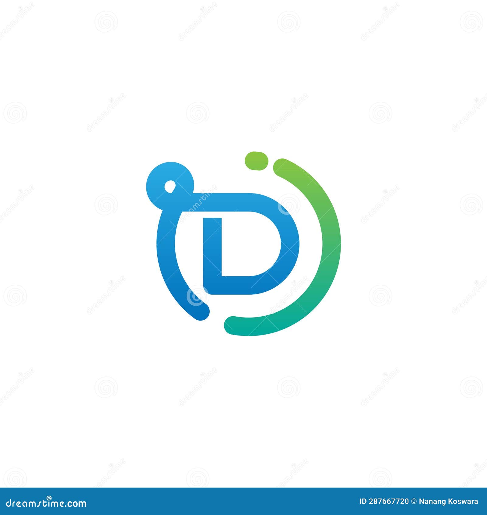 Letter Di Logo, Di Monogram, Initial Di Logo, Di Logo, Icon, Vector ...