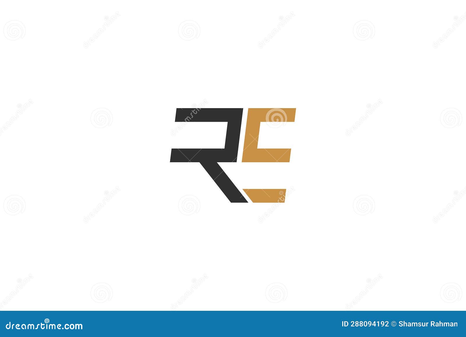 Alphabet Initials Logo RE, ER, R and E Stock Vector - Illustration of ...