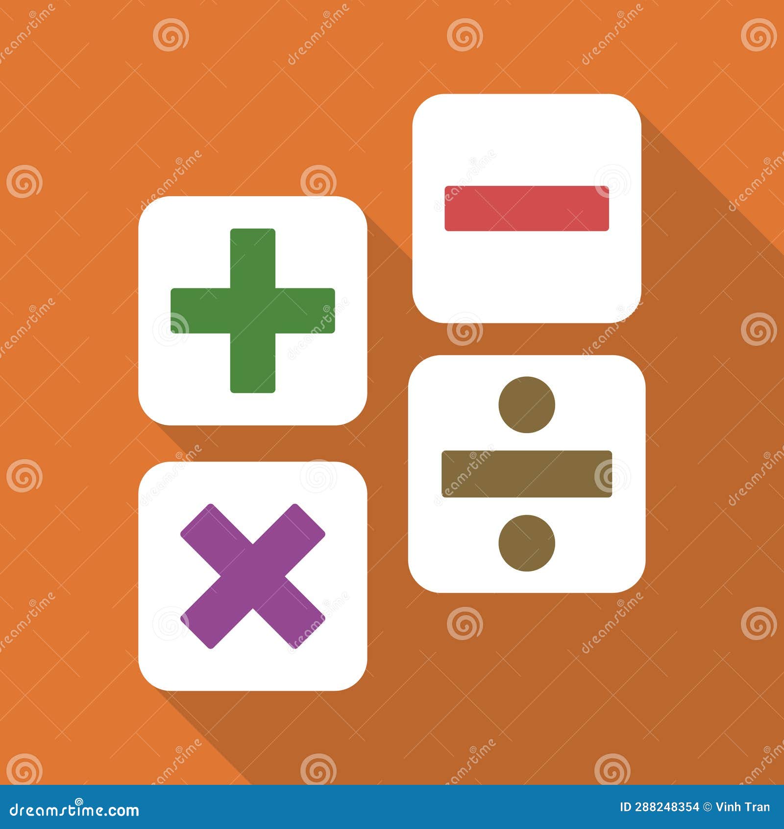 Math Operations Clipart Addition Subtraction Multiplication