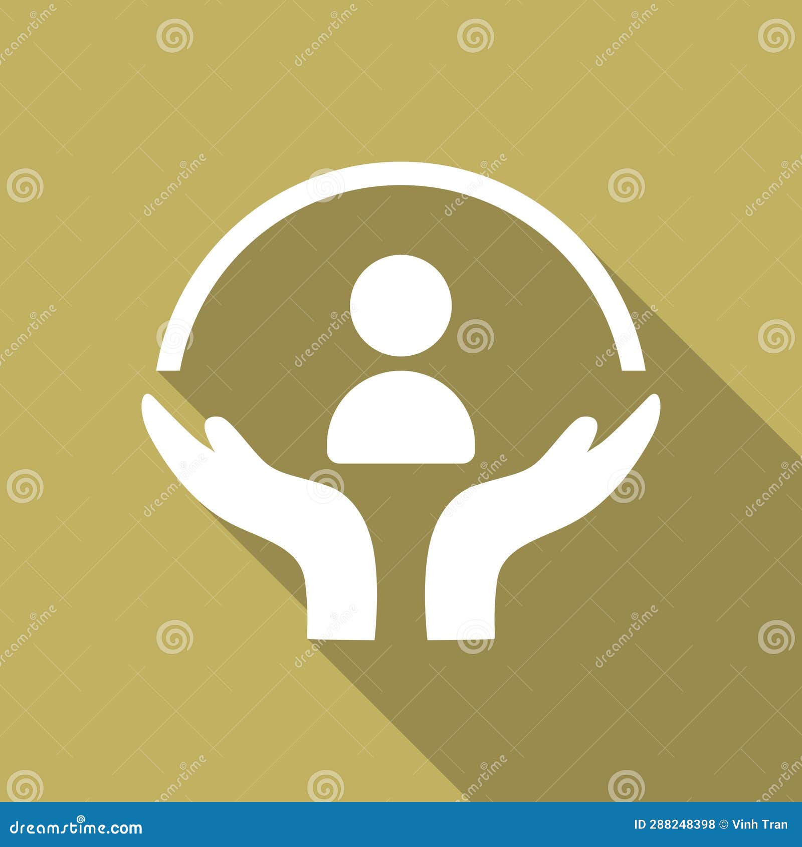 Humanities Flat Icon with Long Shadow. Simple Humanities Icon with ...