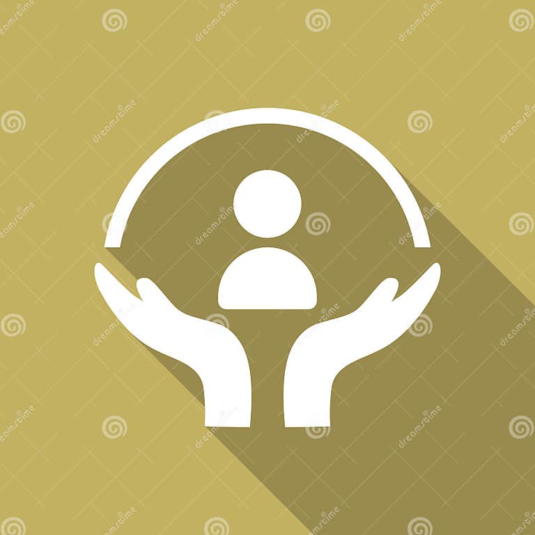 Humanities Flat Icon with Long Shadow. Simple Humanities Icon with ...