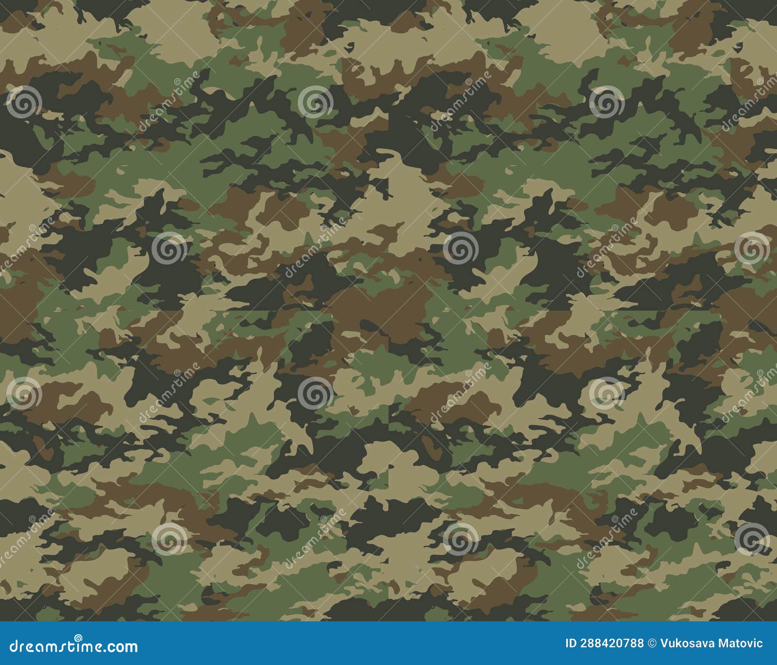Fashionable Camouflage Seamless Pattern Stock Illustration ...