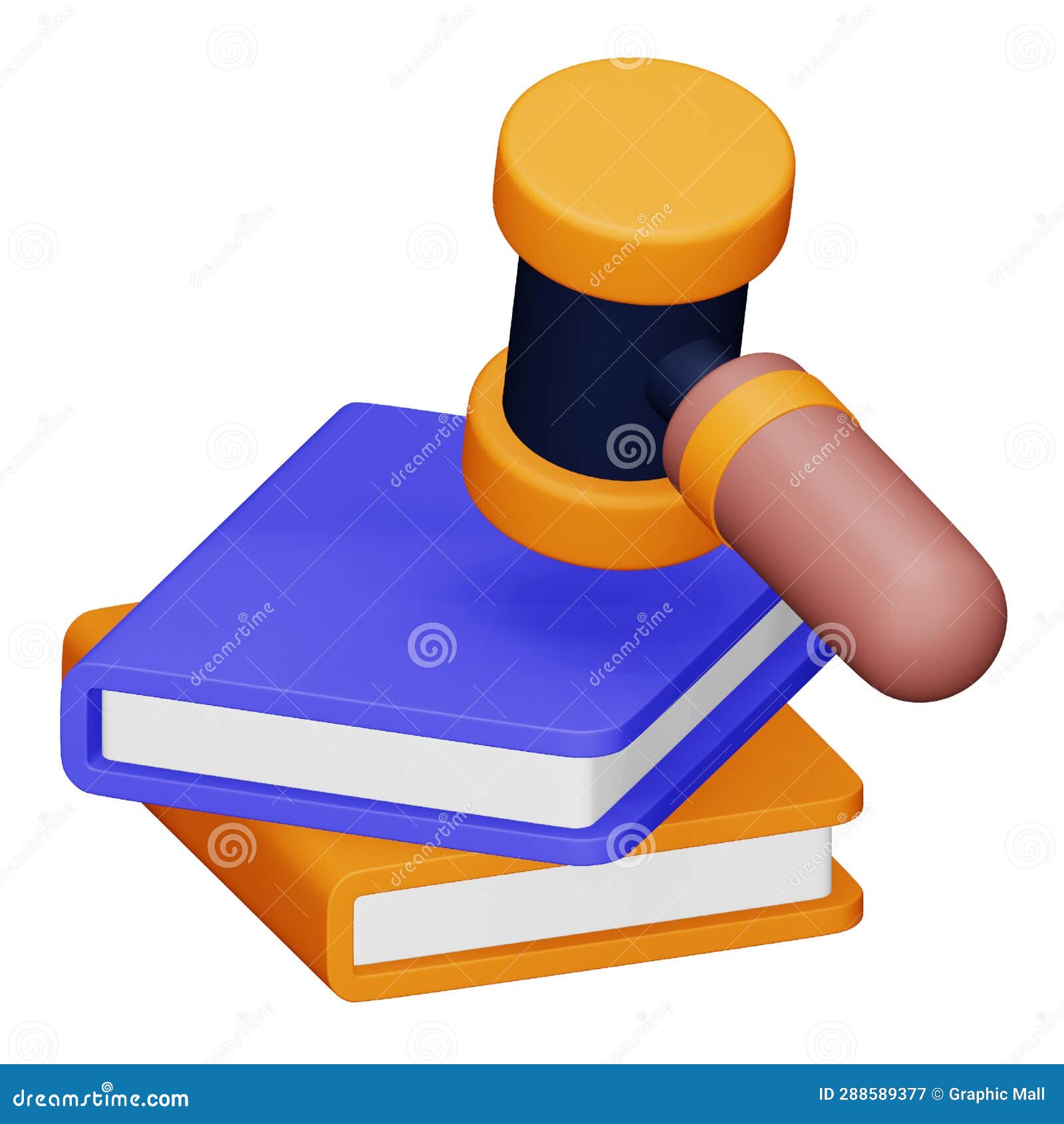 Regulation 3d Rendering Isometric Icon. Stock Vector - Illustration of ...