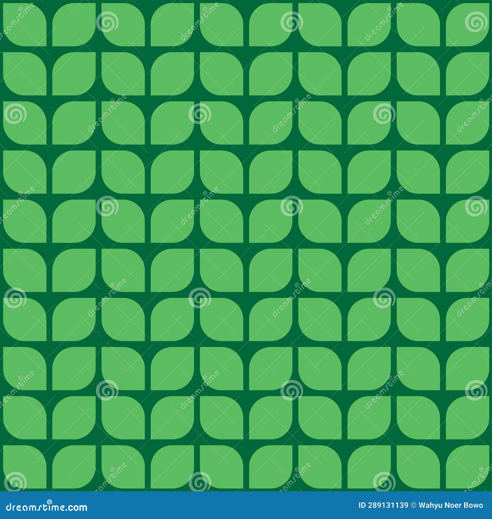 Green Leaf Geometric Seamless Pattern Stock Vector - Illustration of ...