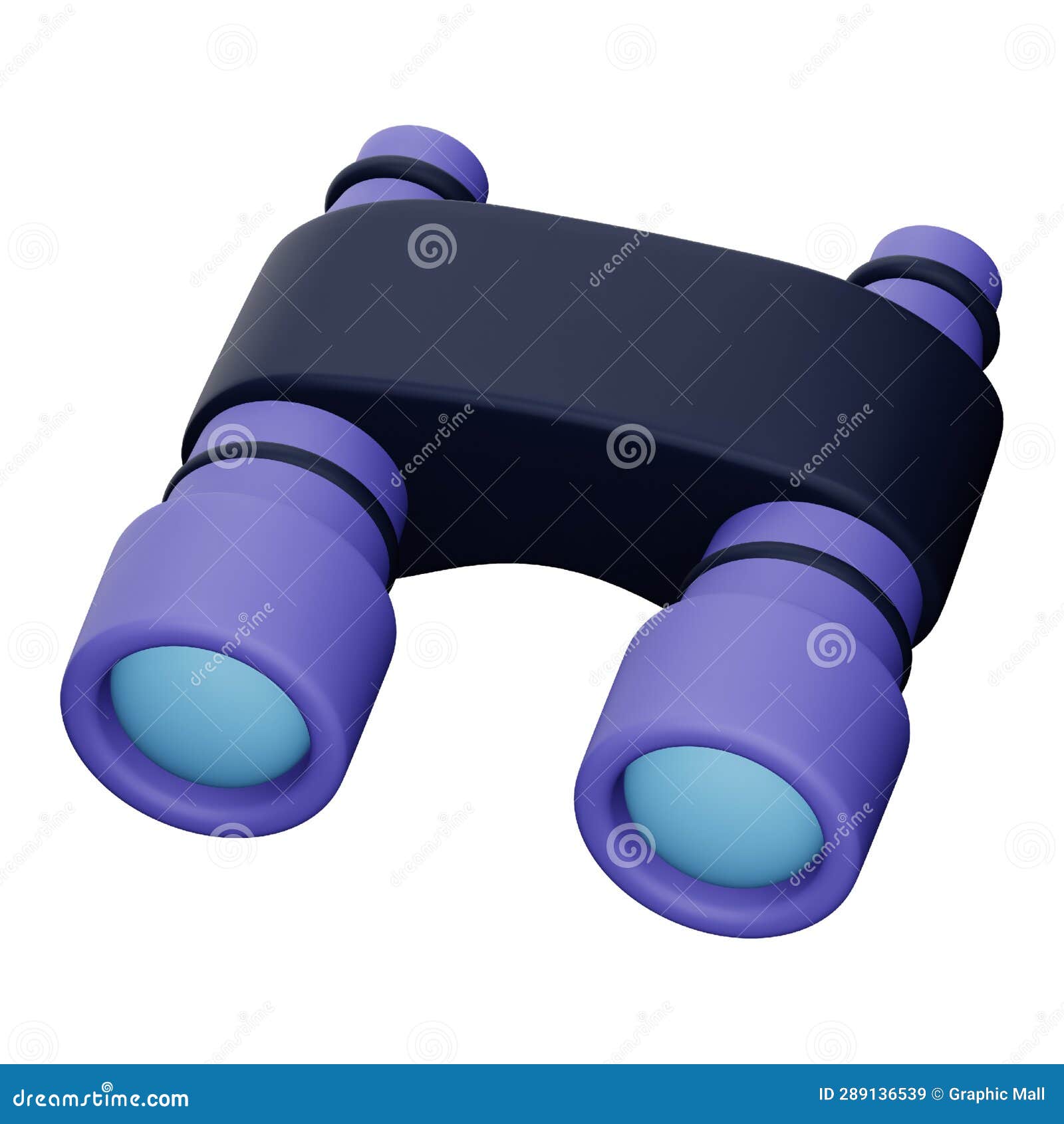 Business Vision 3d Rendering Isometric Icon. Stock Illustration ...