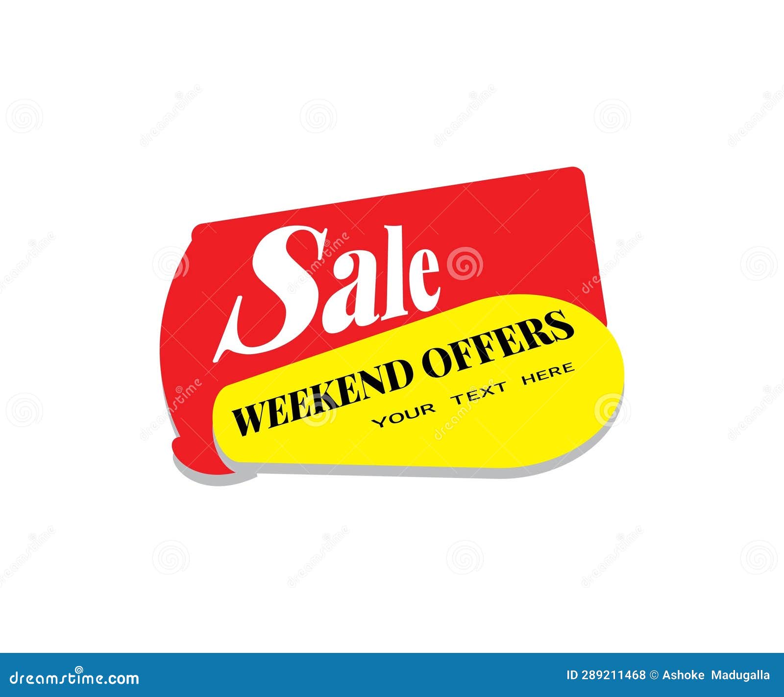 Weekend Offer Banner Template. Weekend Offer Banner Vector. Weekend ...