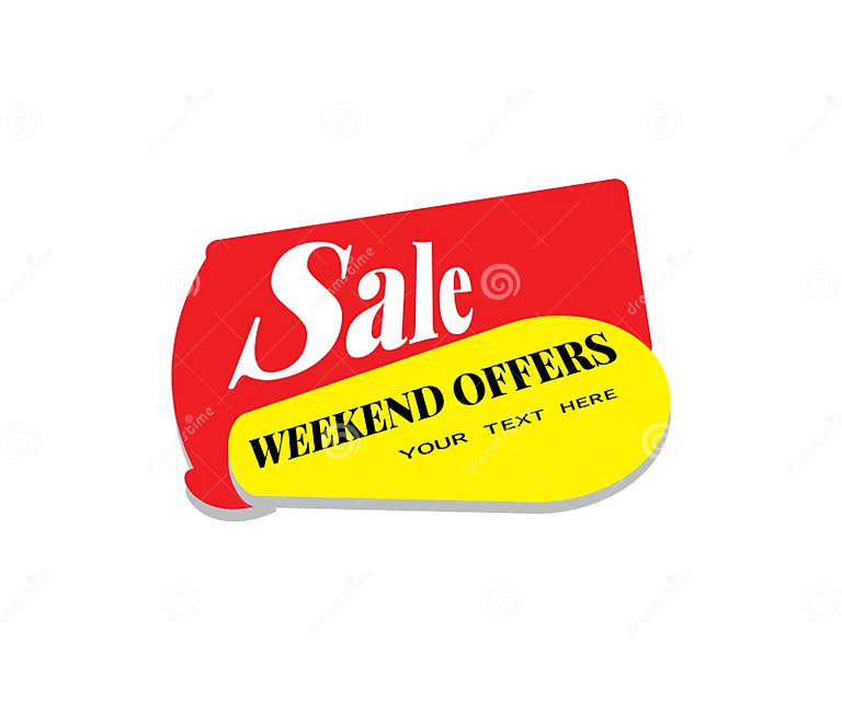 Weekend Offer Banner Template. Weekend Offer Banner Vector. Weekend ...