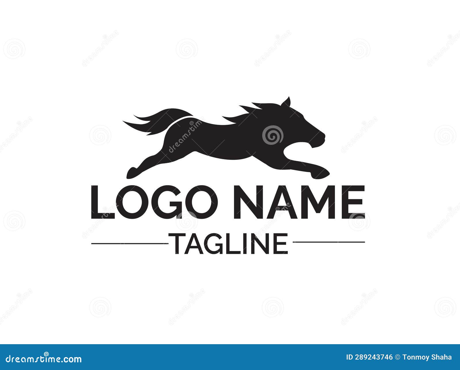 Horse Running Logo Design. Horse Logo. Creative Horse Run Logo. Premium ...