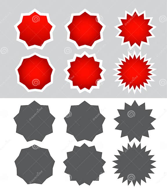 Free Icons or Buttons Sticker Vector Die Cut Line Red Free Sticker ...