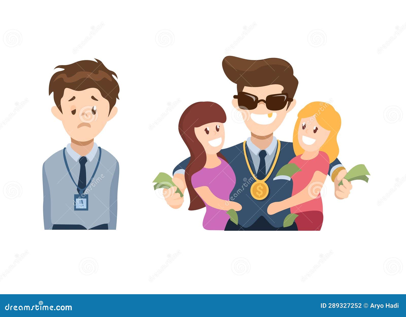 Poor Man Worker Icon. Element Of Poverty Social Life Icon For Mobile ...