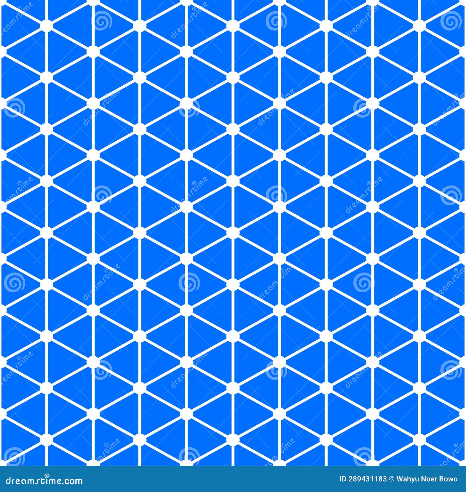 Geometric White Network Connection Point Repeating Pattern Stock ...