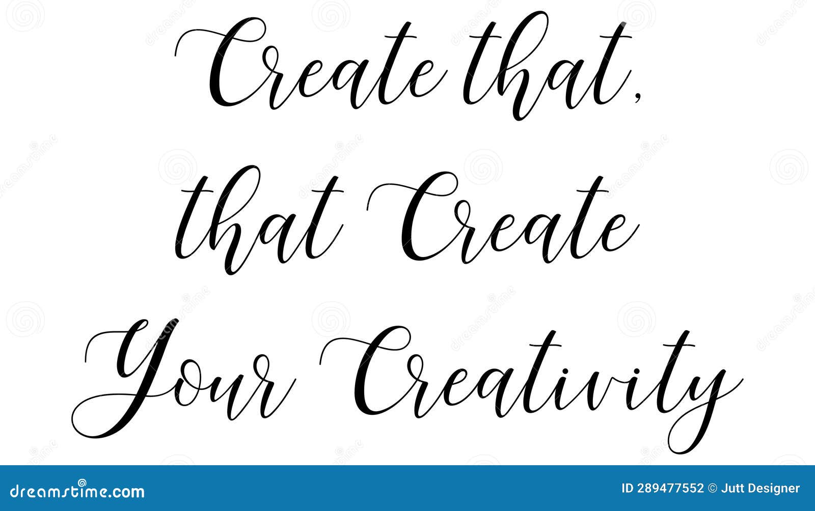 An Inspirational Quote for All Stock Vector - Illustration of ...