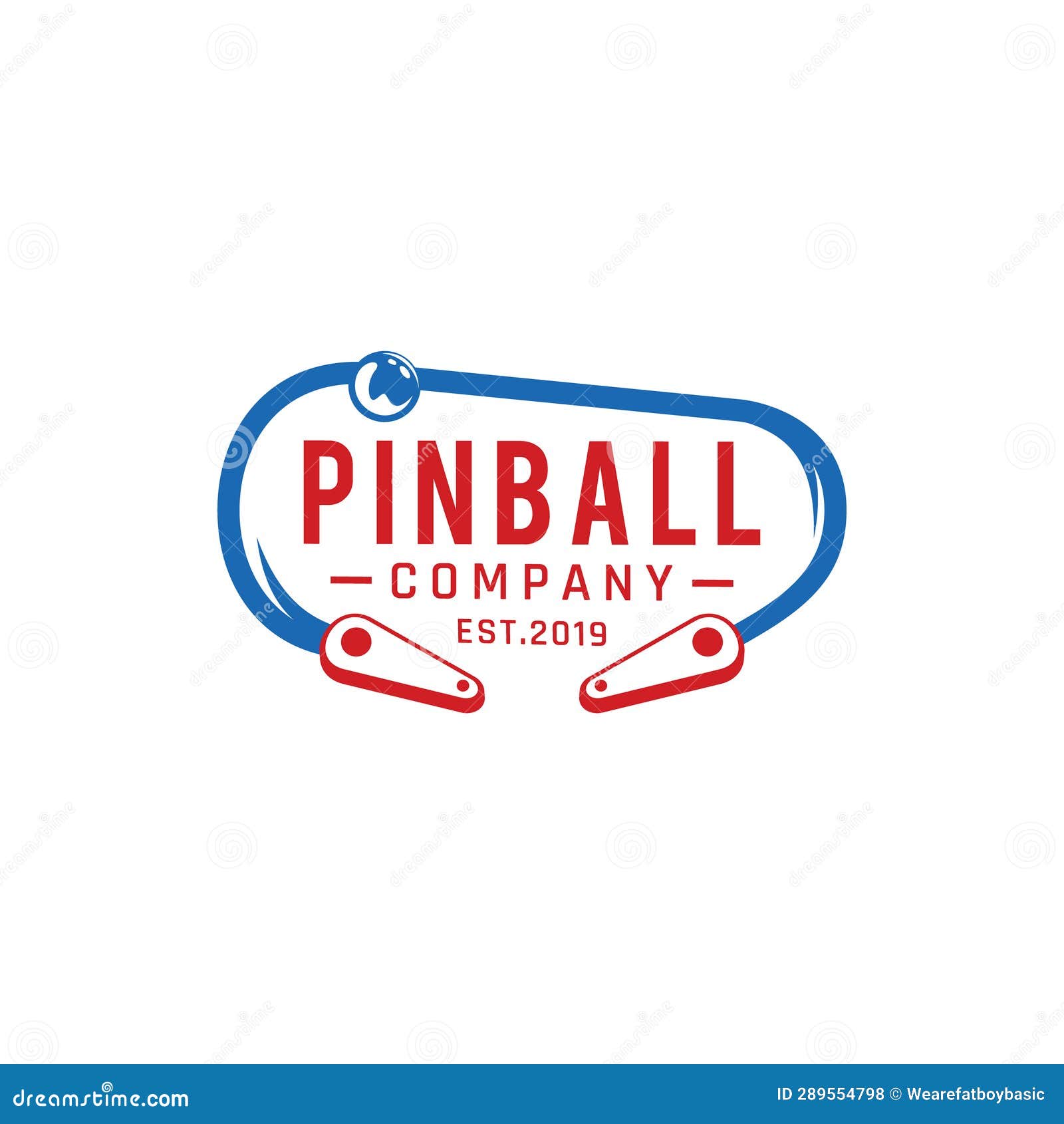 Pinball Vintage Retro Vector Badge Emblem Logo Stock Vector ...