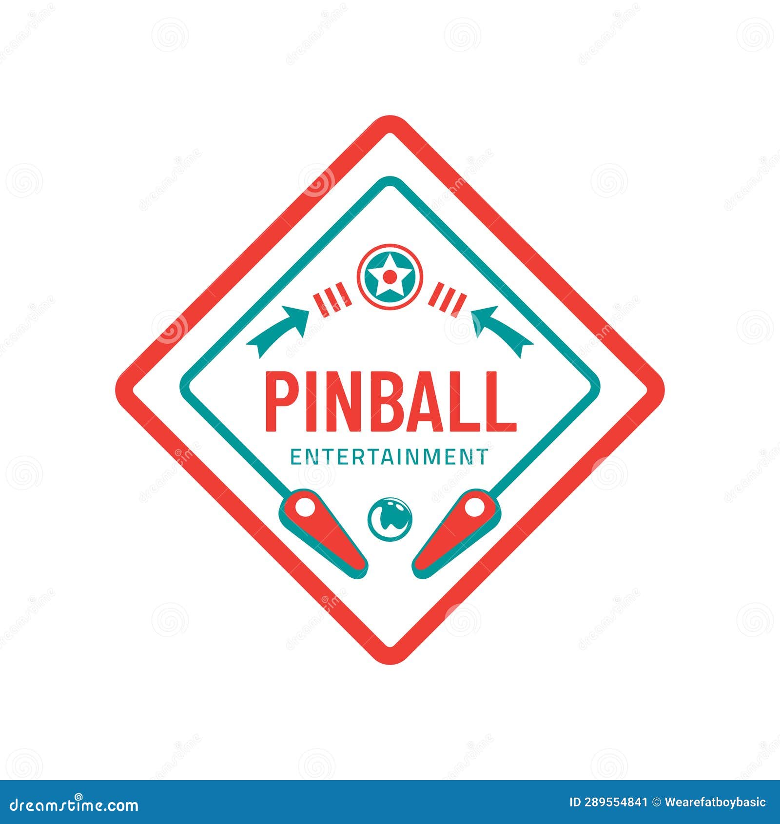 Pinball Vintage Retro Vector Badge Emblem Logo Stock Vector ...