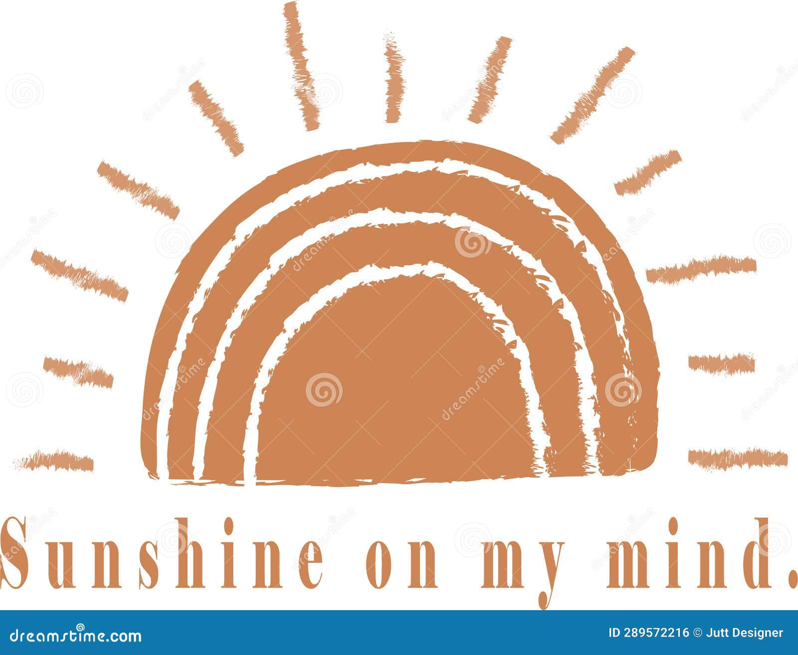 The Sunshine Design for T-shirt Print Stock Vector - Illustration of ...