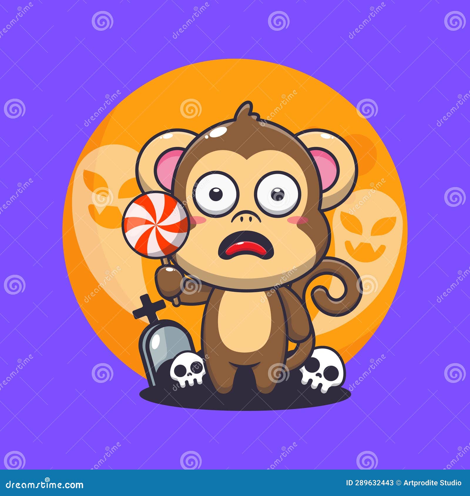 Chimpanzee With A Scared Expression And Open Mouth Stock Photography ...