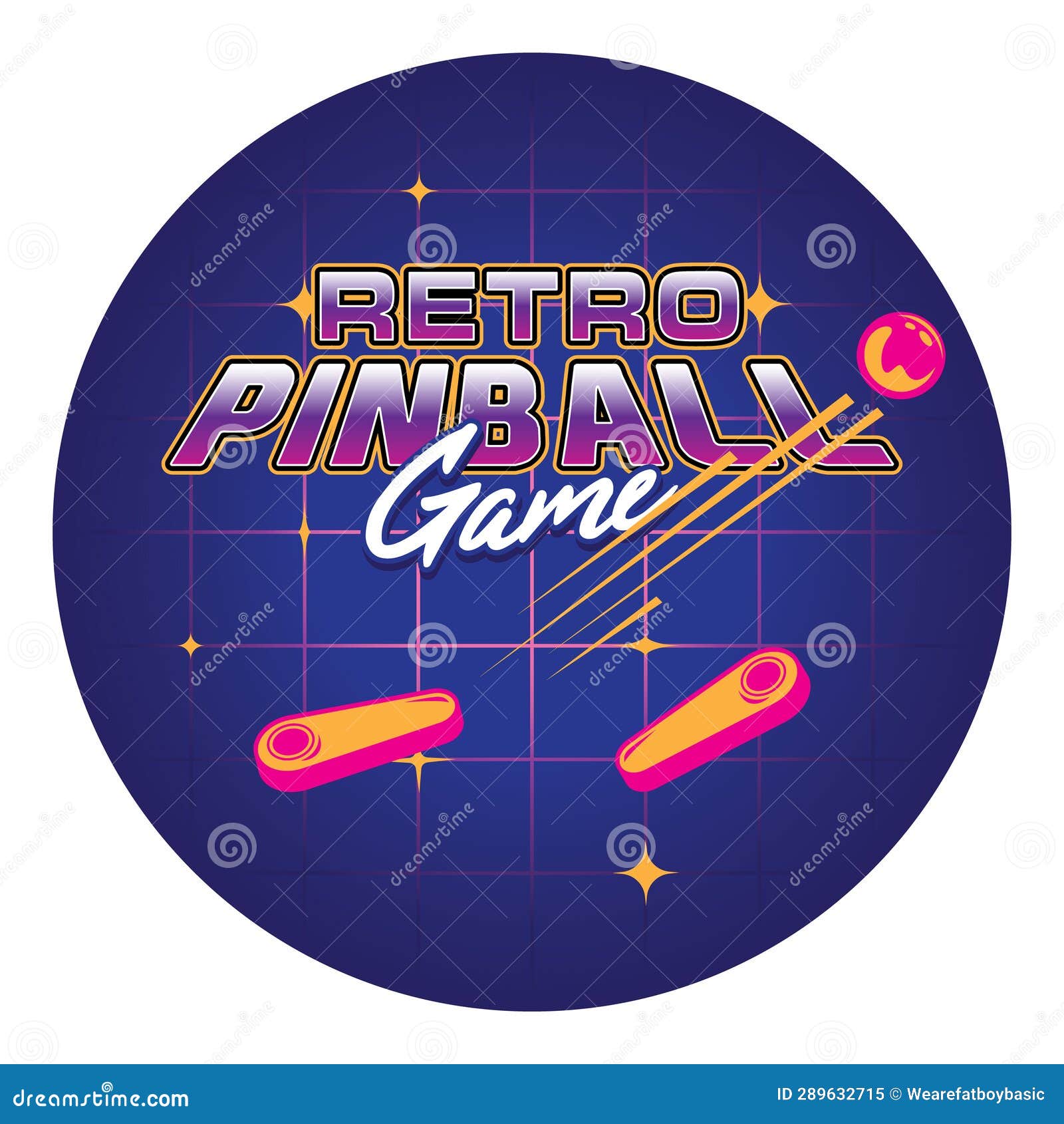 Pinball Game Neon Sign Vector Design Template. Pinball Game In ...