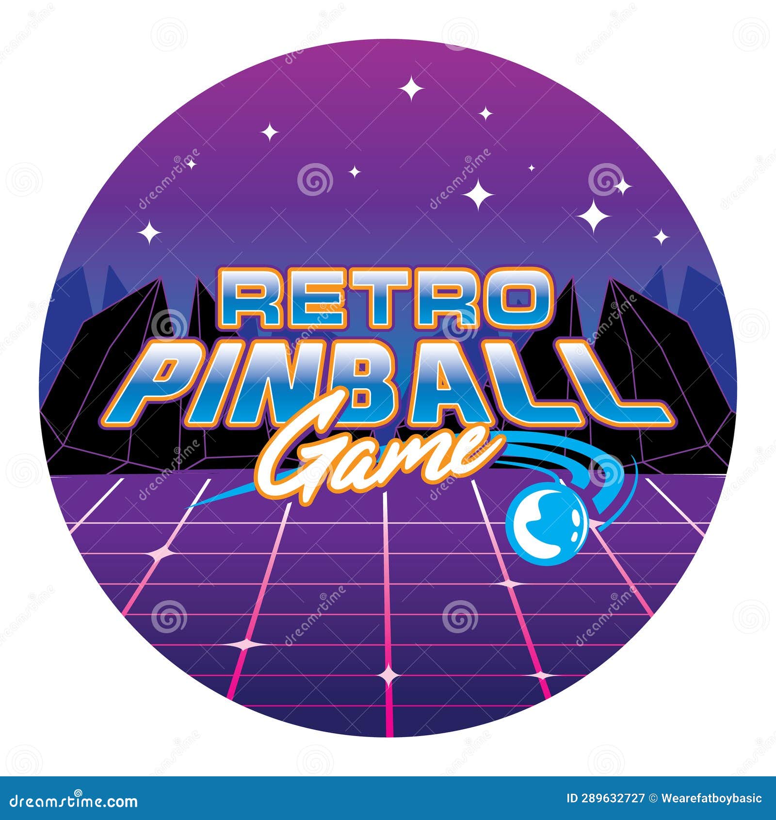 Pinball Game Neon Sign Vector Design Template. Pinball Game In ...