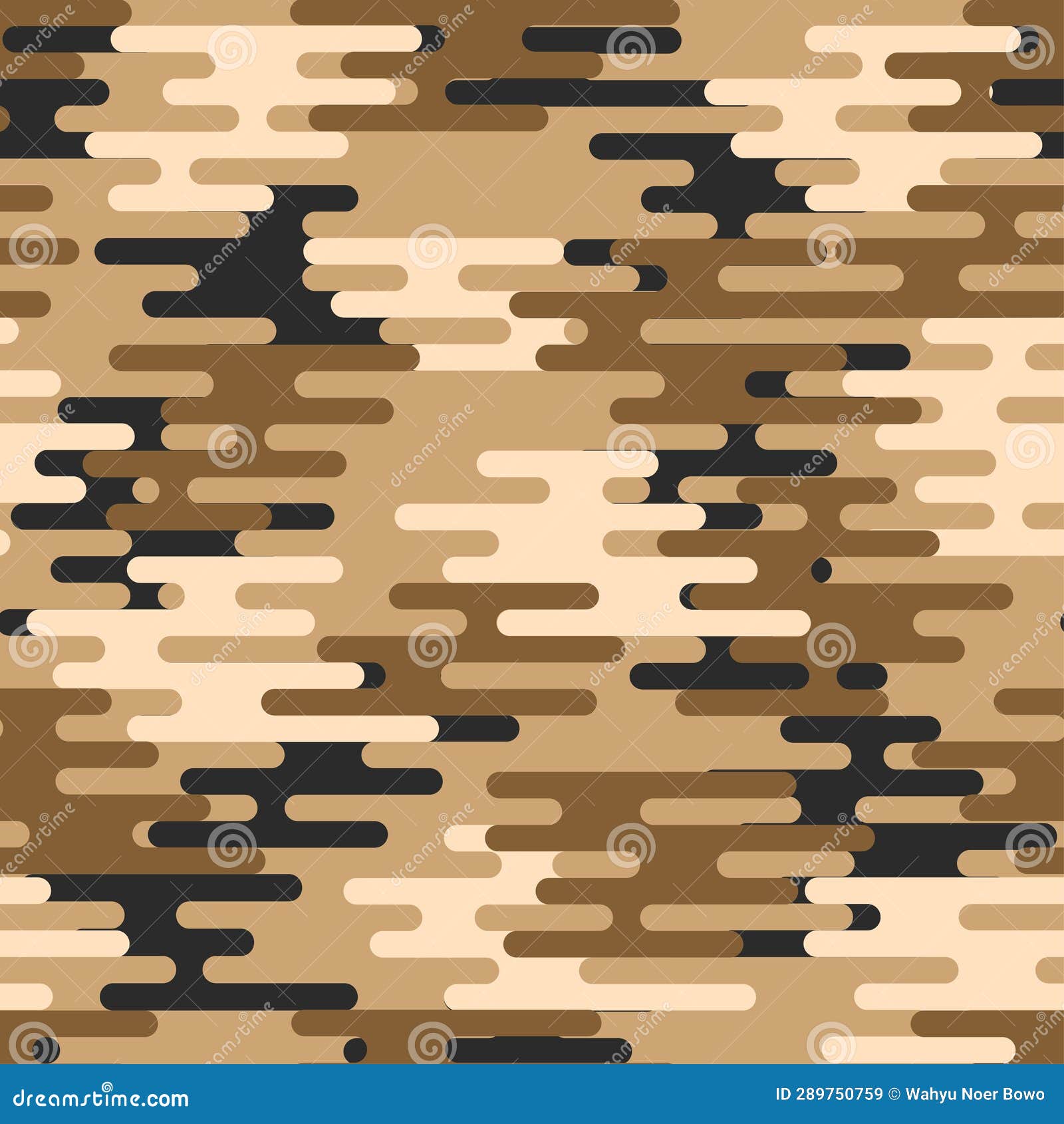 Brown Desert Camouflage Repeating Pattern Stock Illustration ...