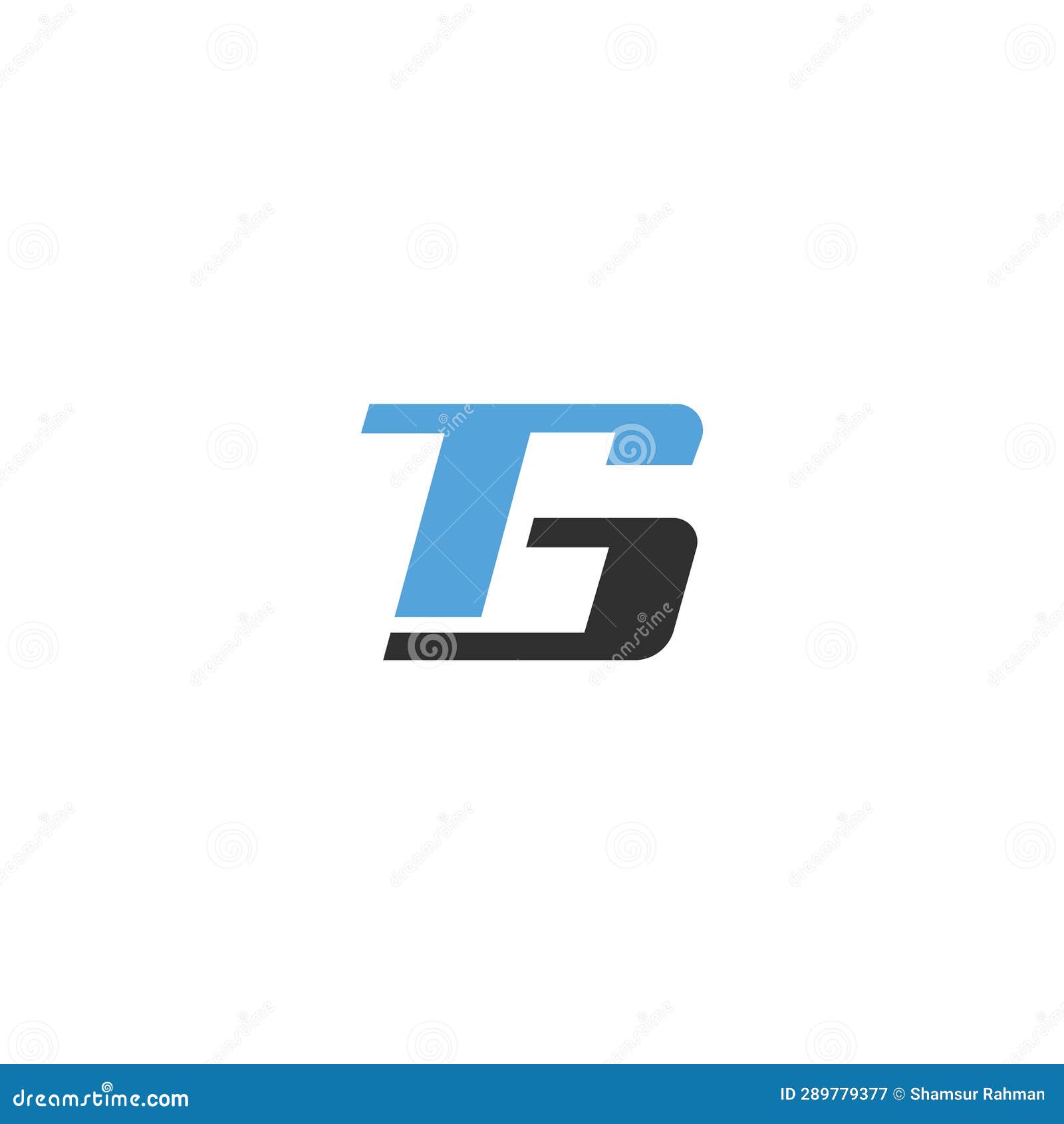 Alphabet Initials Logo TG, GT, T and G Stock Vector - Illustration of ...