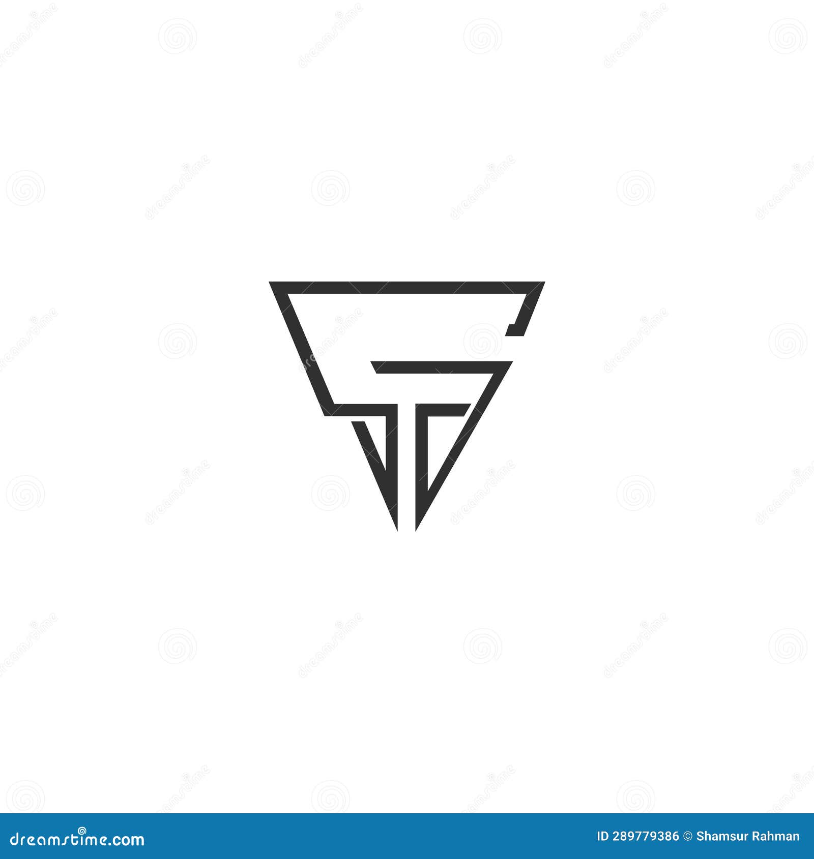 Alphabet Initials Logo TG, GT, T and G Stock Vector - Illustration of ...