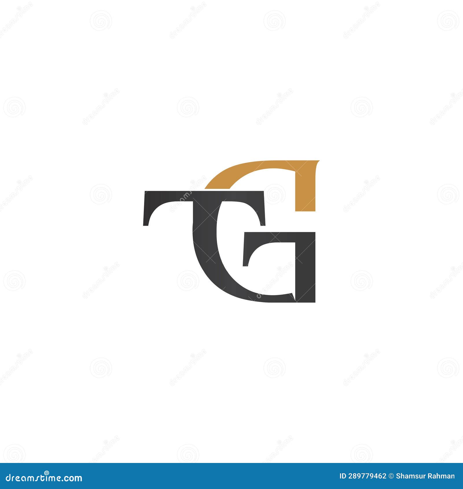 Alphabet Initials Logo TG, GT, T and G Stock Vector - Illustration of ...