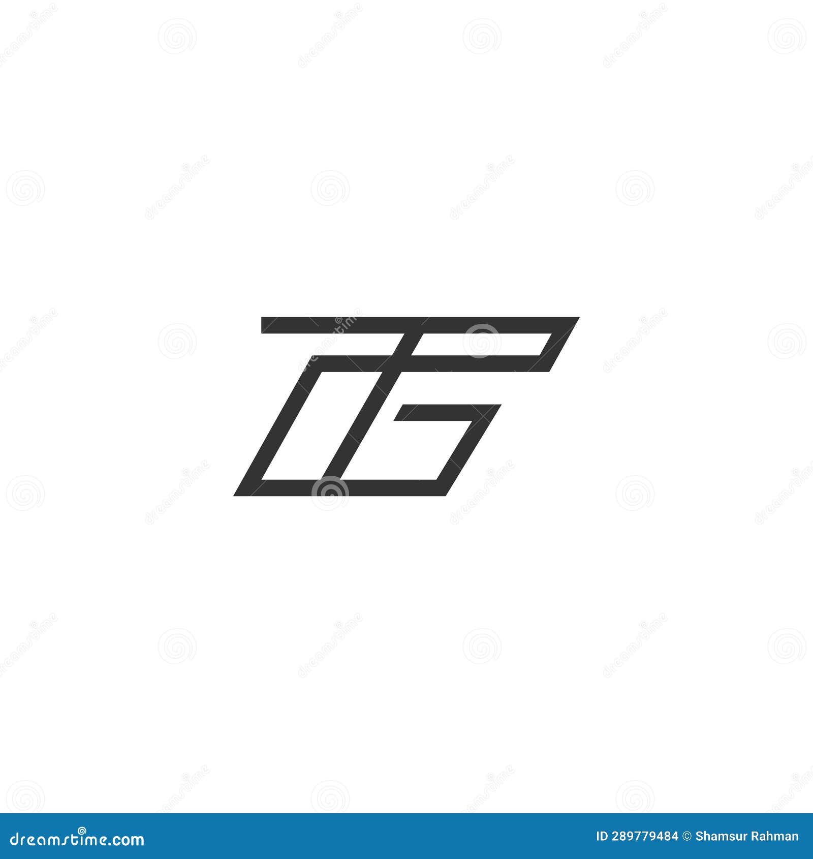 Alphabet Initials Logo TG, GT, T and G Stock Vector - Illustration of ...