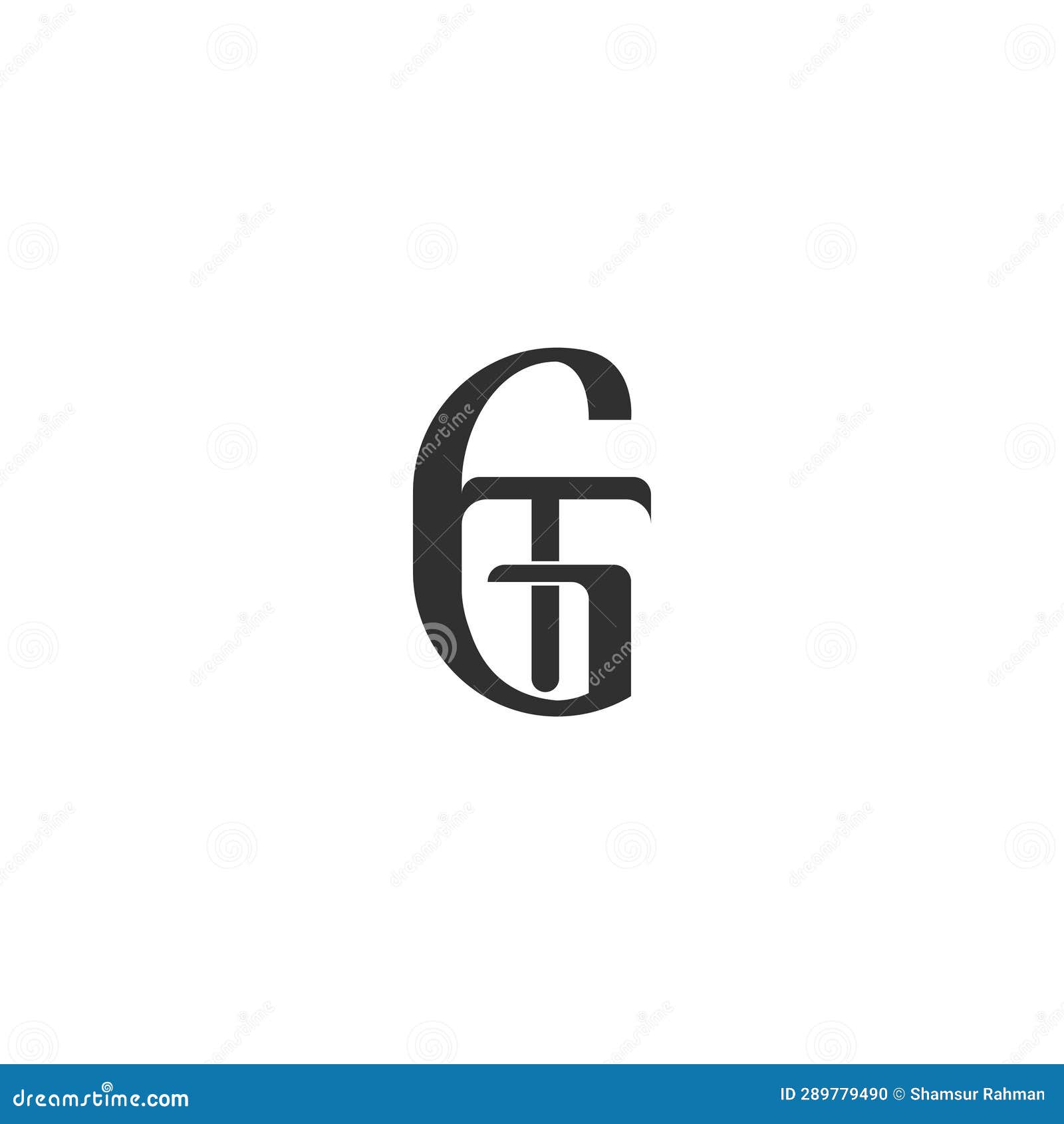 Alphabet Initials Logo TG, GT, T and G Stock Vector - Illustration of ...