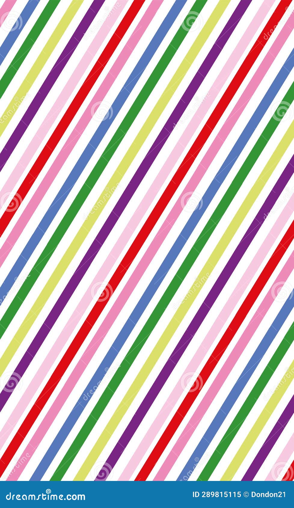 Vector Seamless Multi Color Fun Stripes Stock Illustration ...